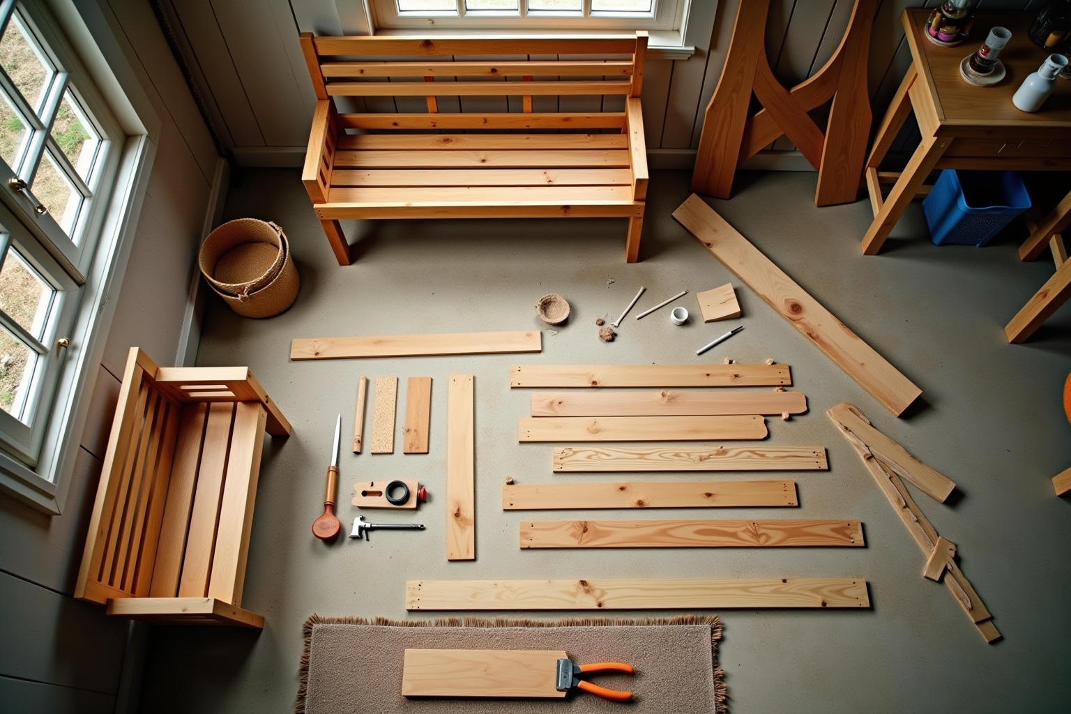 Elegantes Hãngebank Selber Bauen Bild