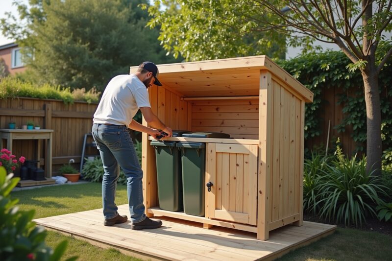 Mulltonnenbox Selber Bauen